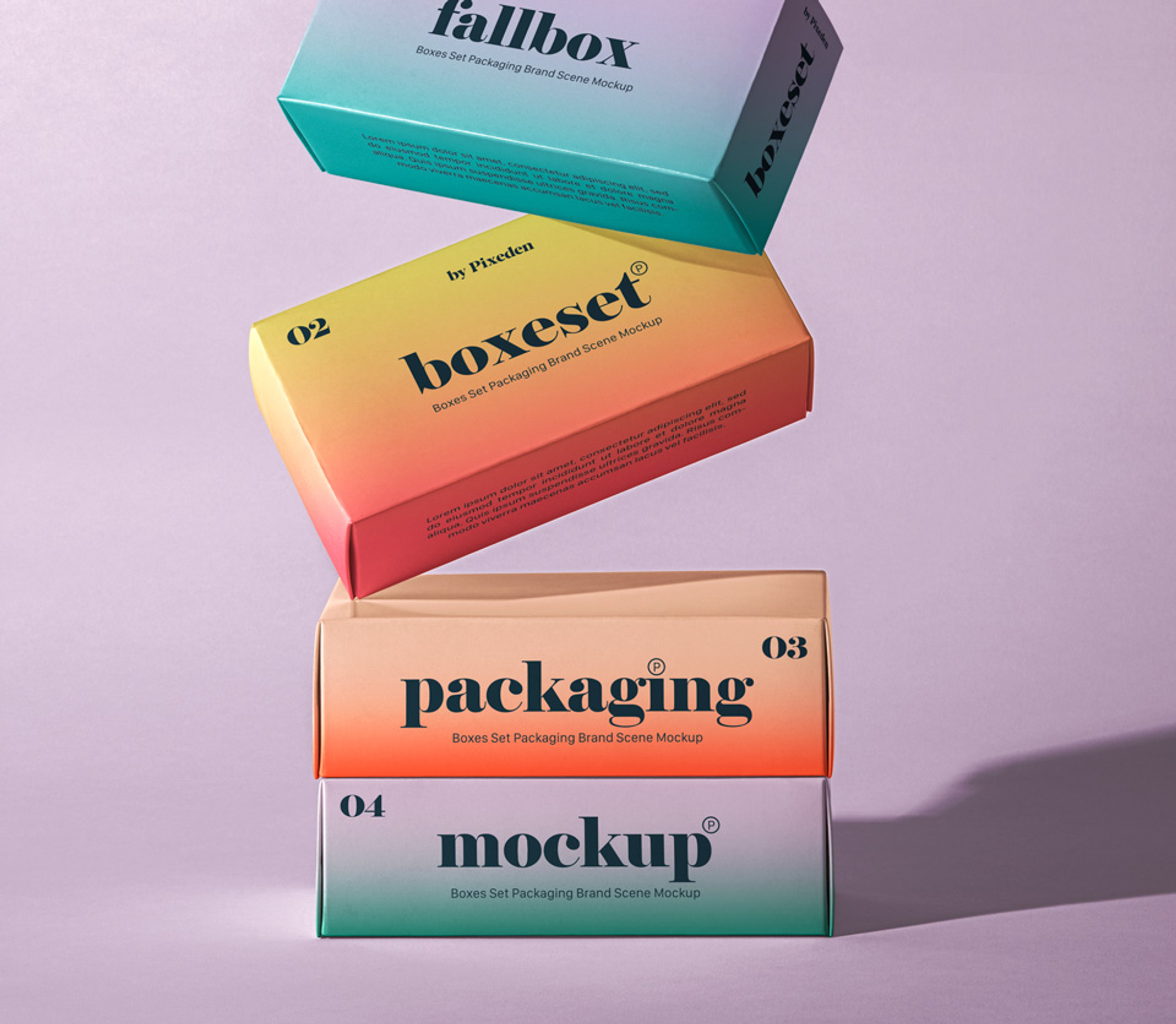 Boxes Psd Packaging Branding Mockup | Pixeden Club