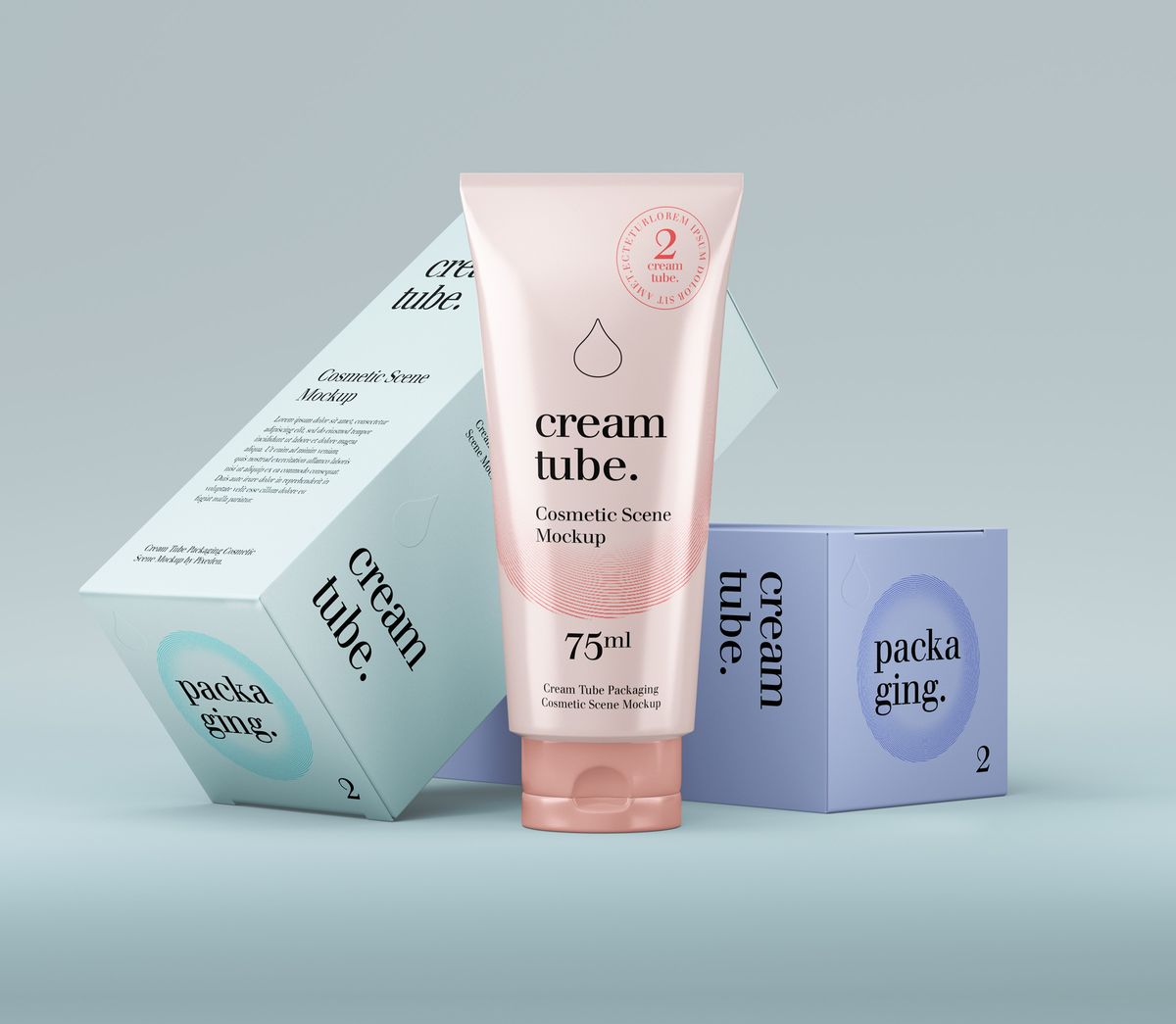 Psd Cosmetic Packaging Mockup Vol14 | Pixeden Club