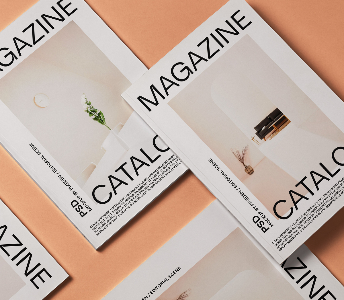 Psd Hardcover Book Catalog Mockup 4 | Pixeden Club