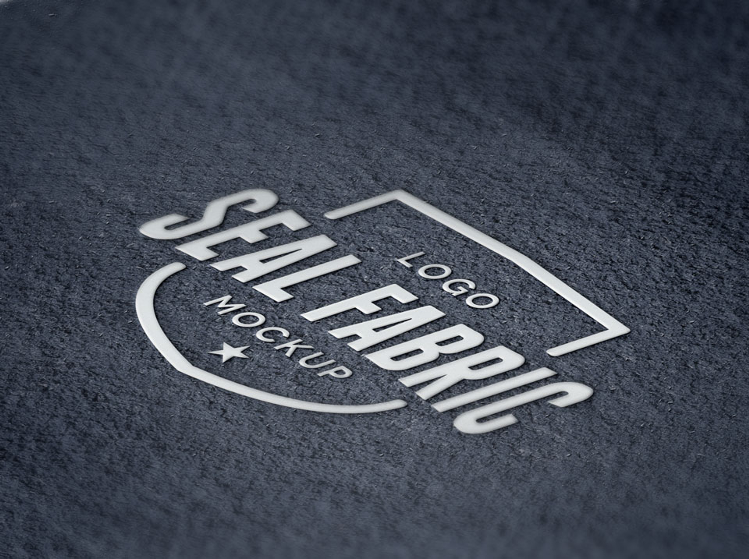Fabric Logo Mock-Up Template | Pixeden Club