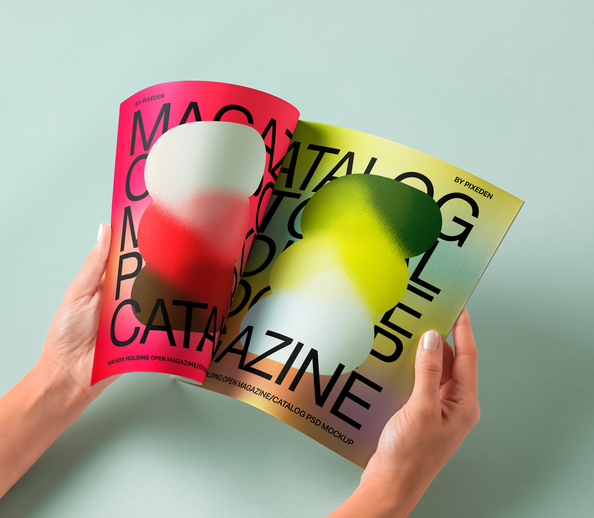 Psd Magazine Mockup Template A5 | Pixeden Club