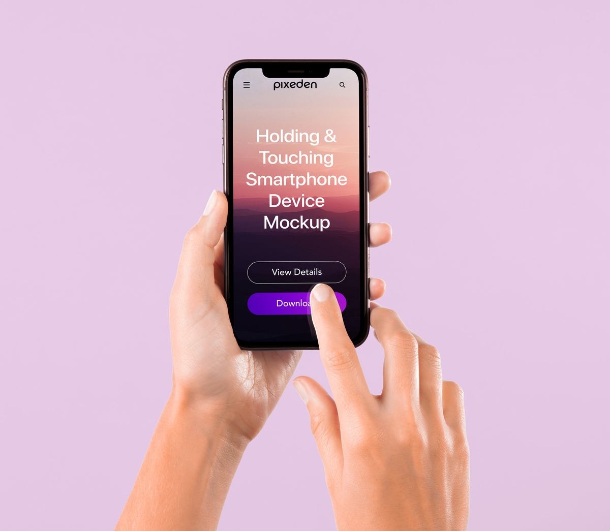 Iphone 5s In Hand Psd