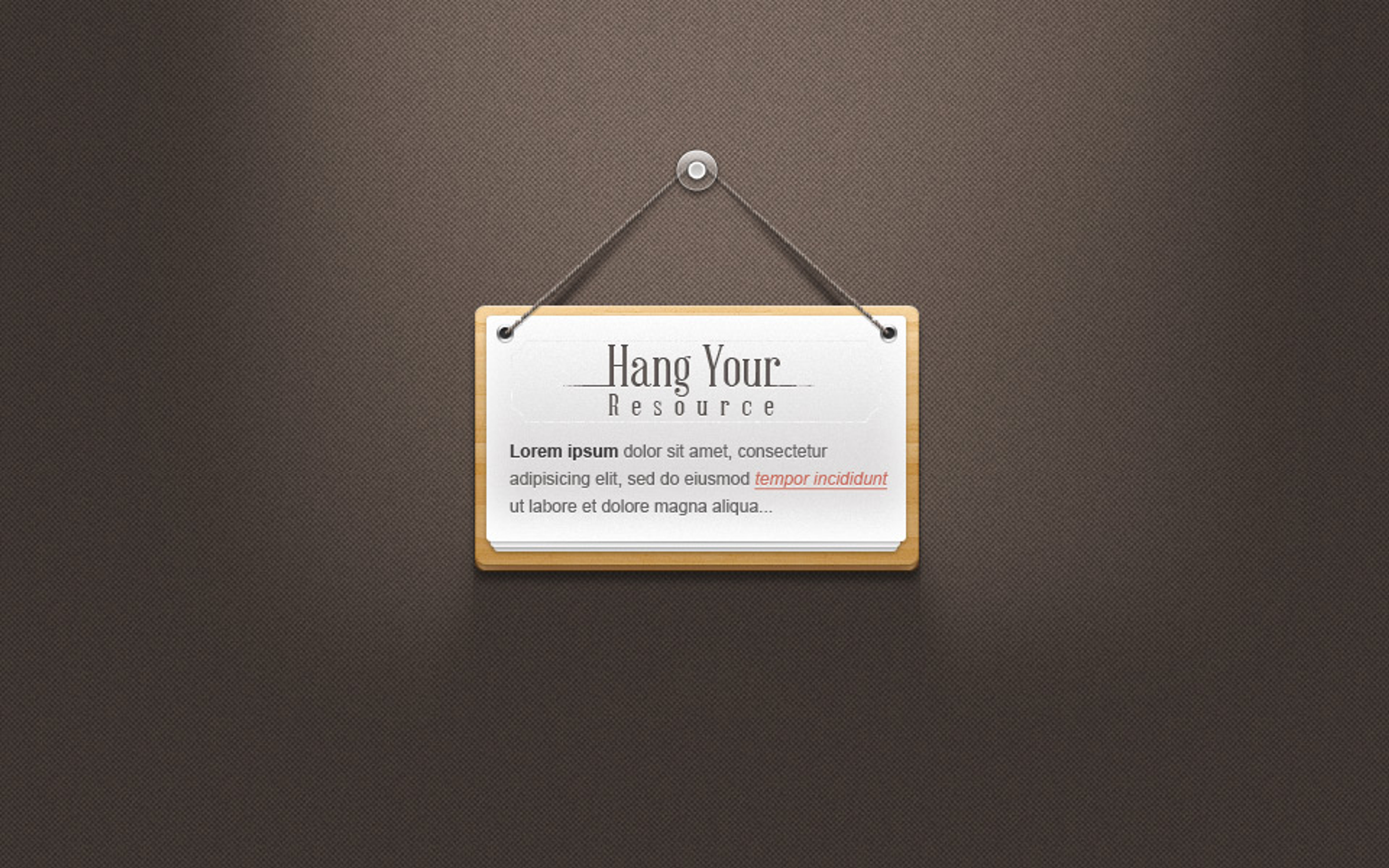 Hanging Note Sign Psd | Pixeden Club