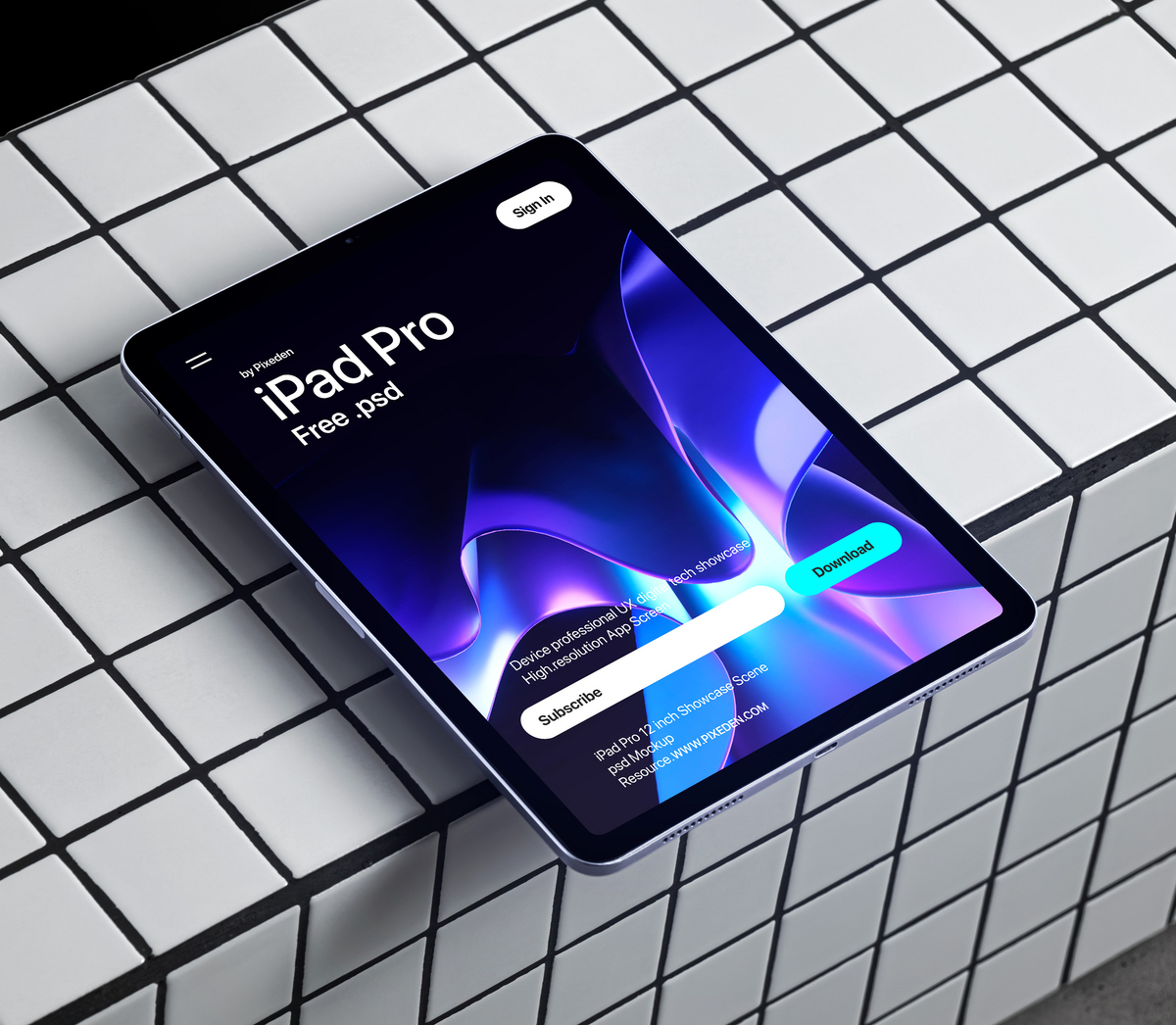 Ipad Air Psd Vector Mockup Psd Mock Up Templates Pixeden