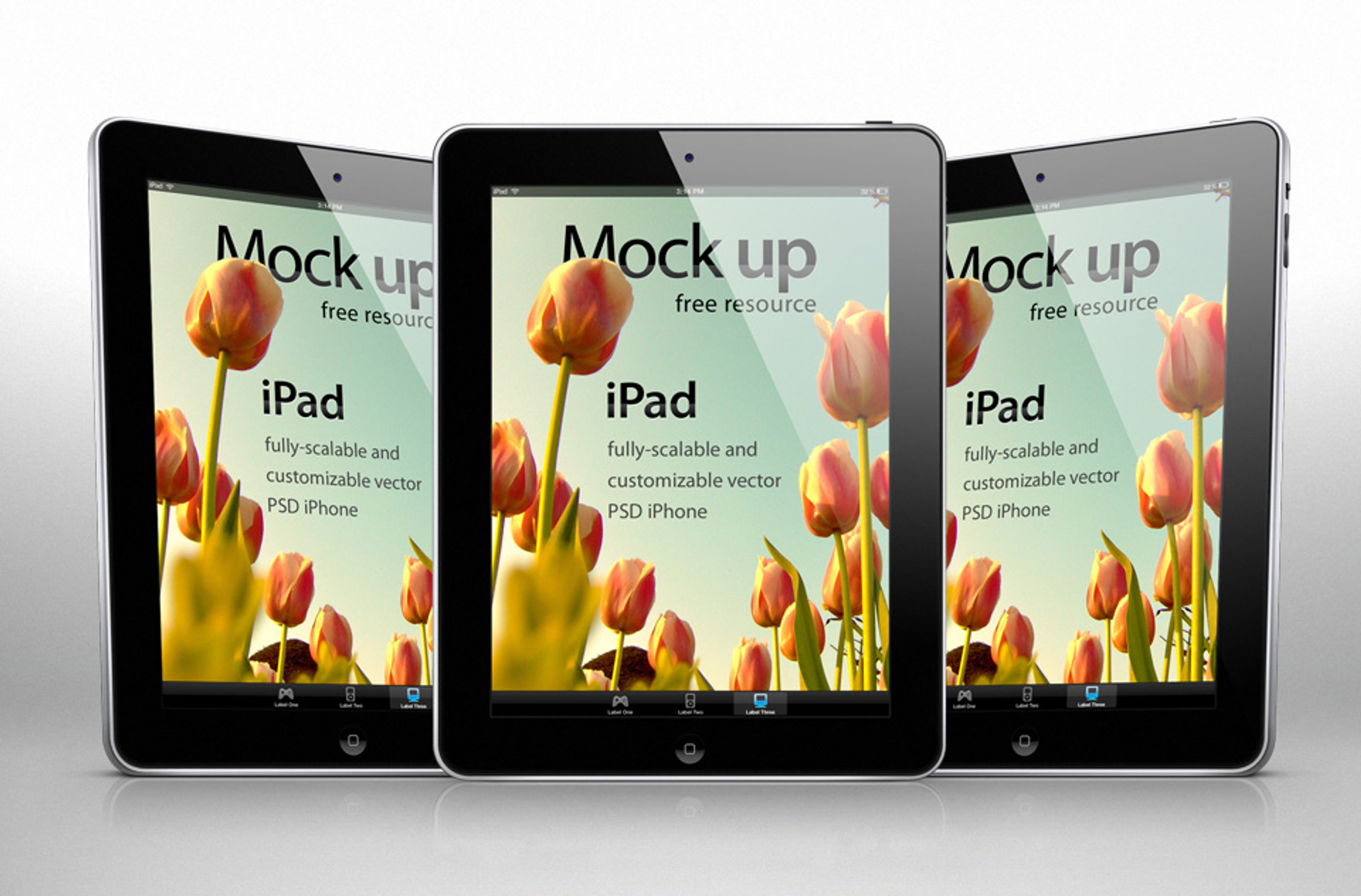 iPad Psd Vector Mockup Template | Pixeden Club