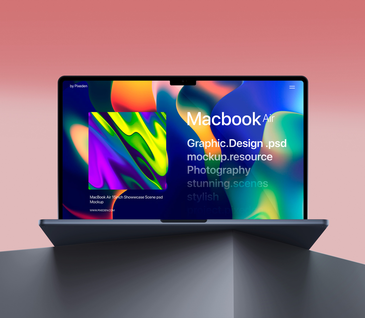 MacBook Pro Psd Mockup Scene Presentation | Pixeden Club