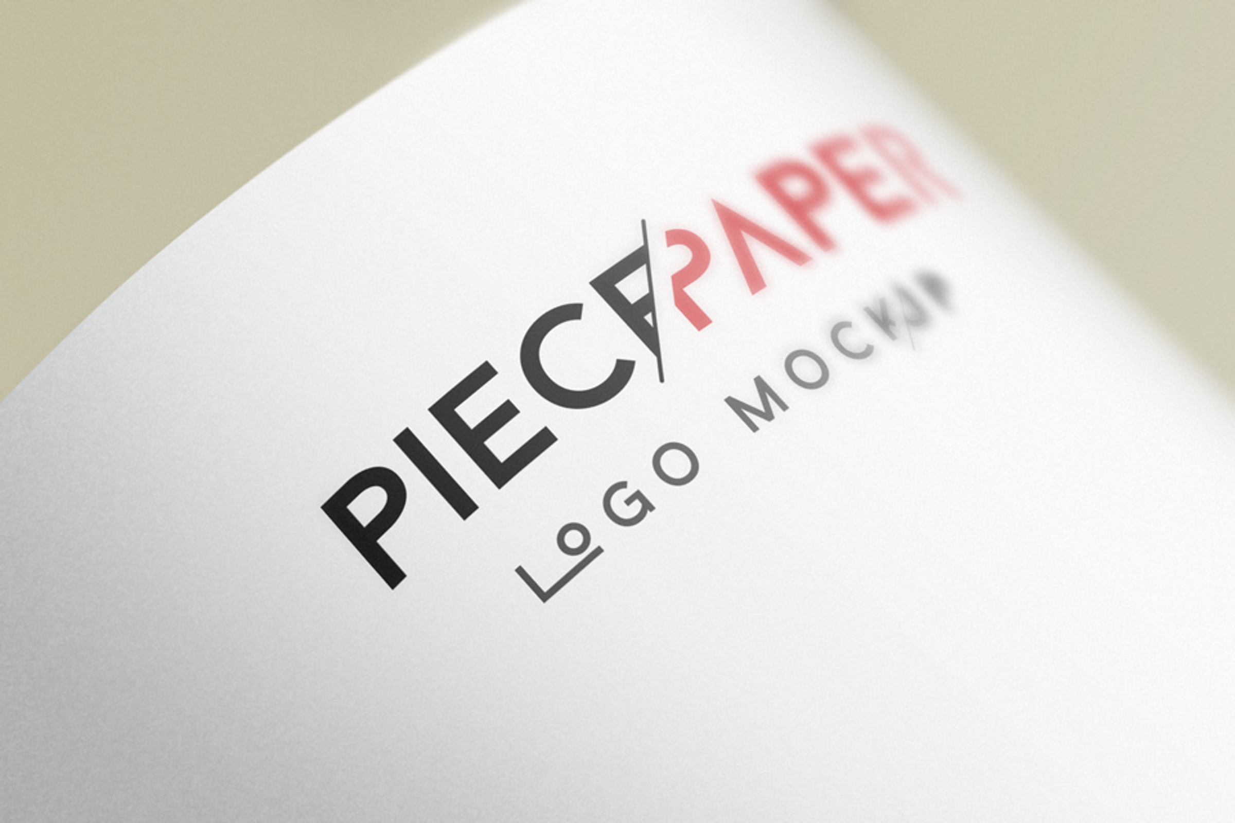 Paper Logo Mock-Up Template Vol2 | Pixeden Club
