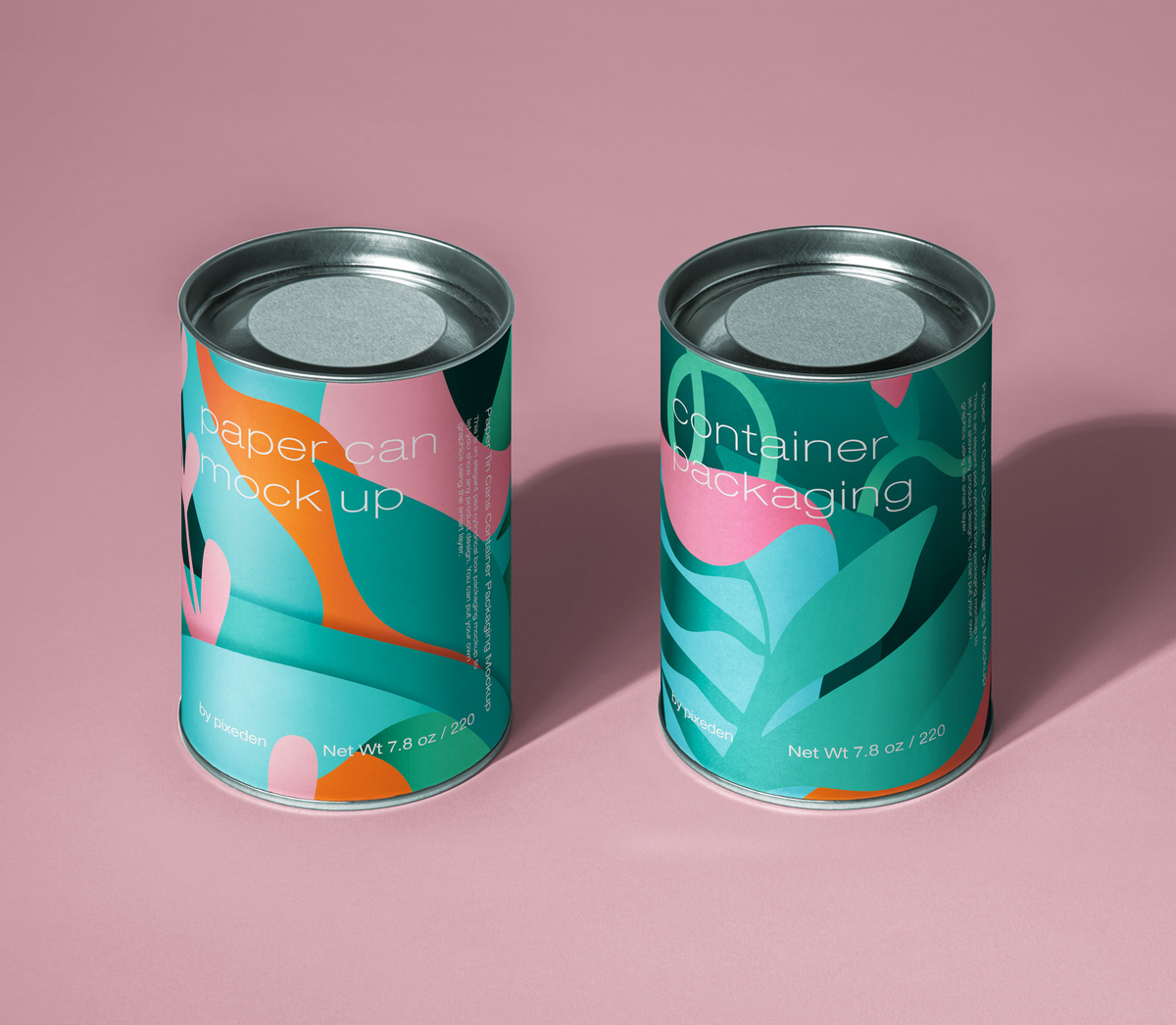 Psd Tin Container Packaging Vol4 | Pixeden Club