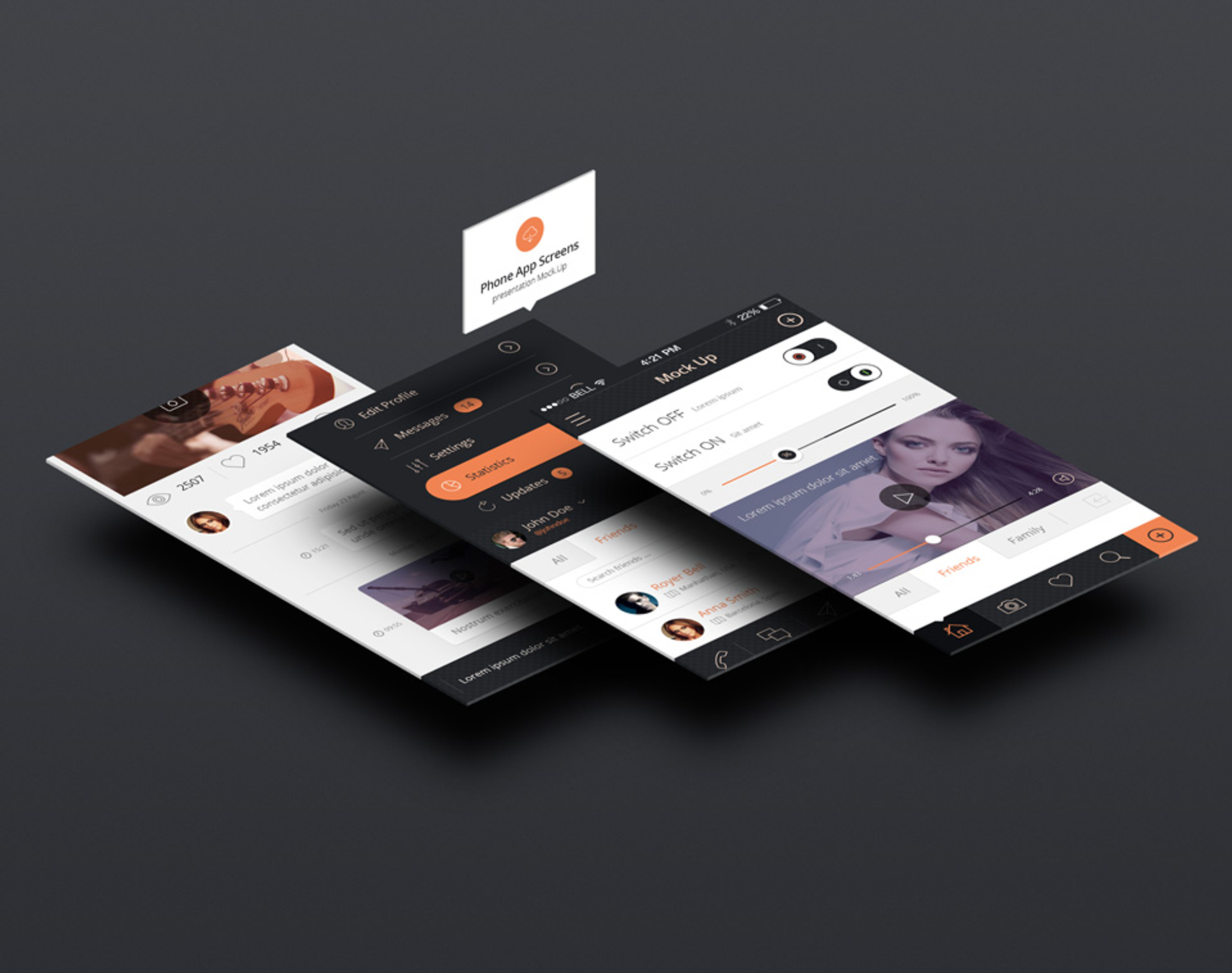 Perspective App Screens Mock-Up 3 | Pixeden Club Perspective App Screens Mock-Up 3 | Pixeden Club