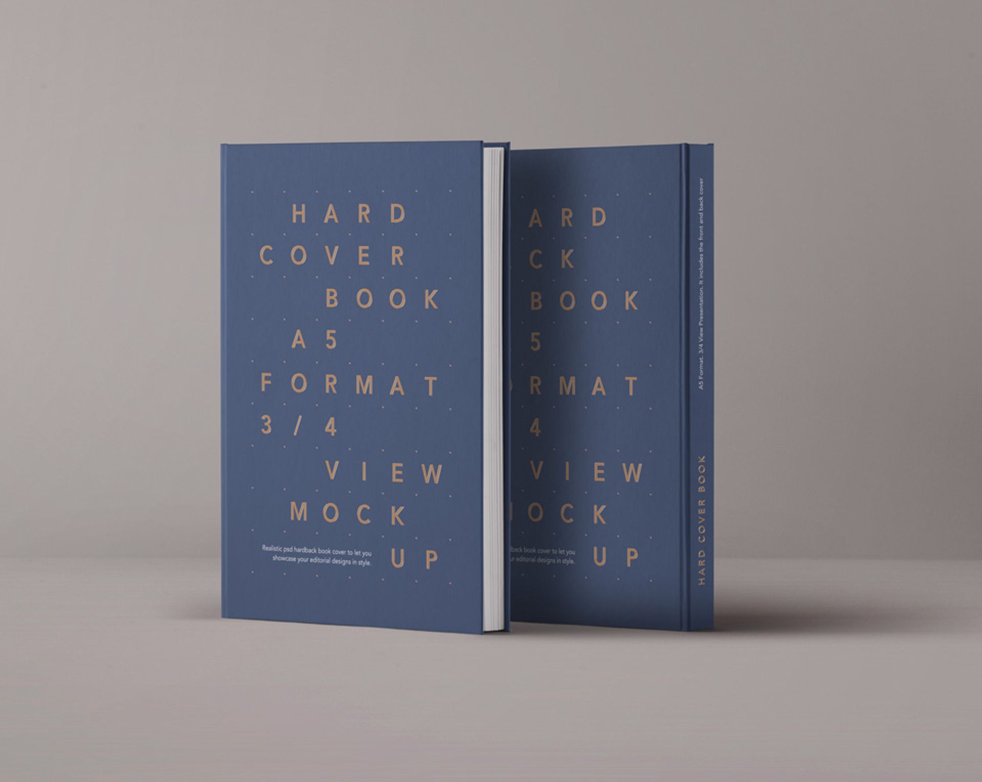 Psd A5 Hardcover Book Vol3 | Pixeden Club