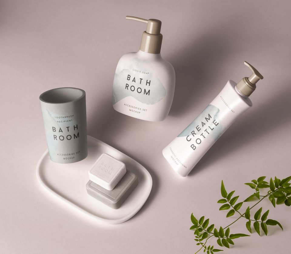 Psd Cosmetic Packaging Mockup Vol14 | Pixeden Club