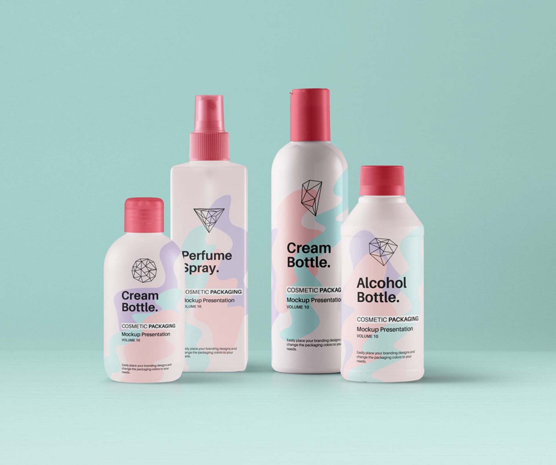 Psd Cosmetic Packaging Mockup Vol10 | Pixeden Club