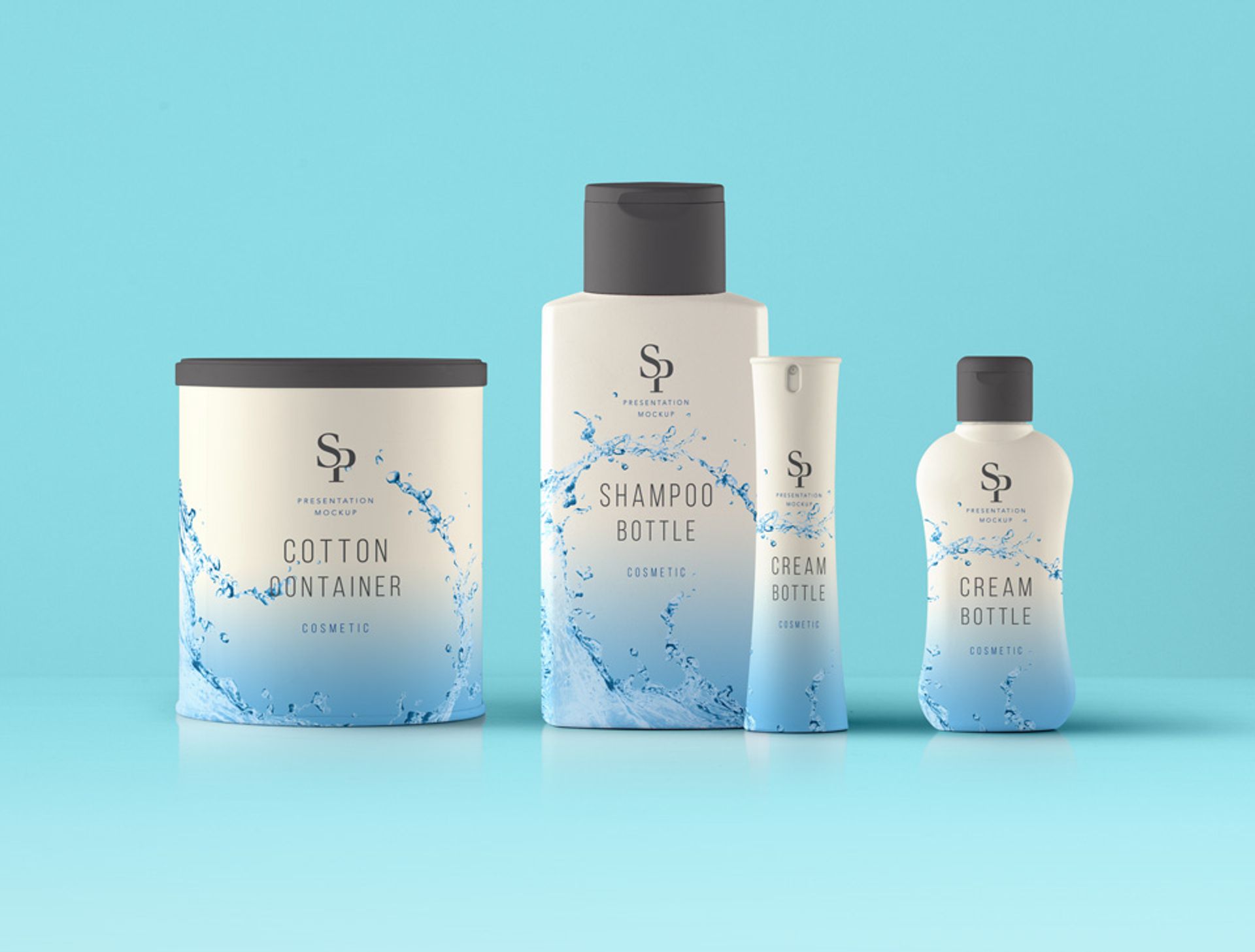 Psd Cosmetic Packaging Mockup Vol5 | Pixeden Club