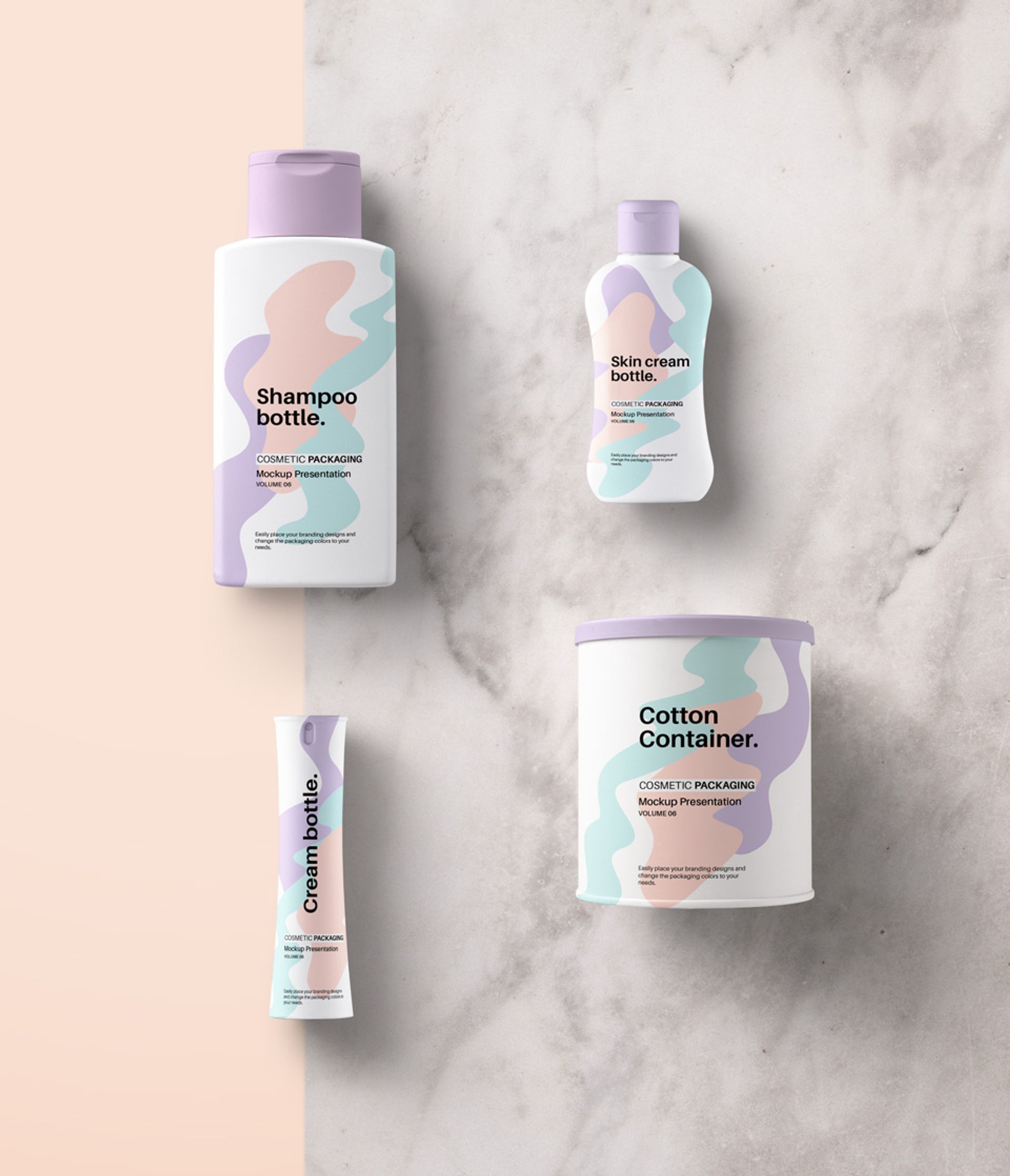 Psd Cosmetic Packaging Mockup Vol6 | Pixeden Club