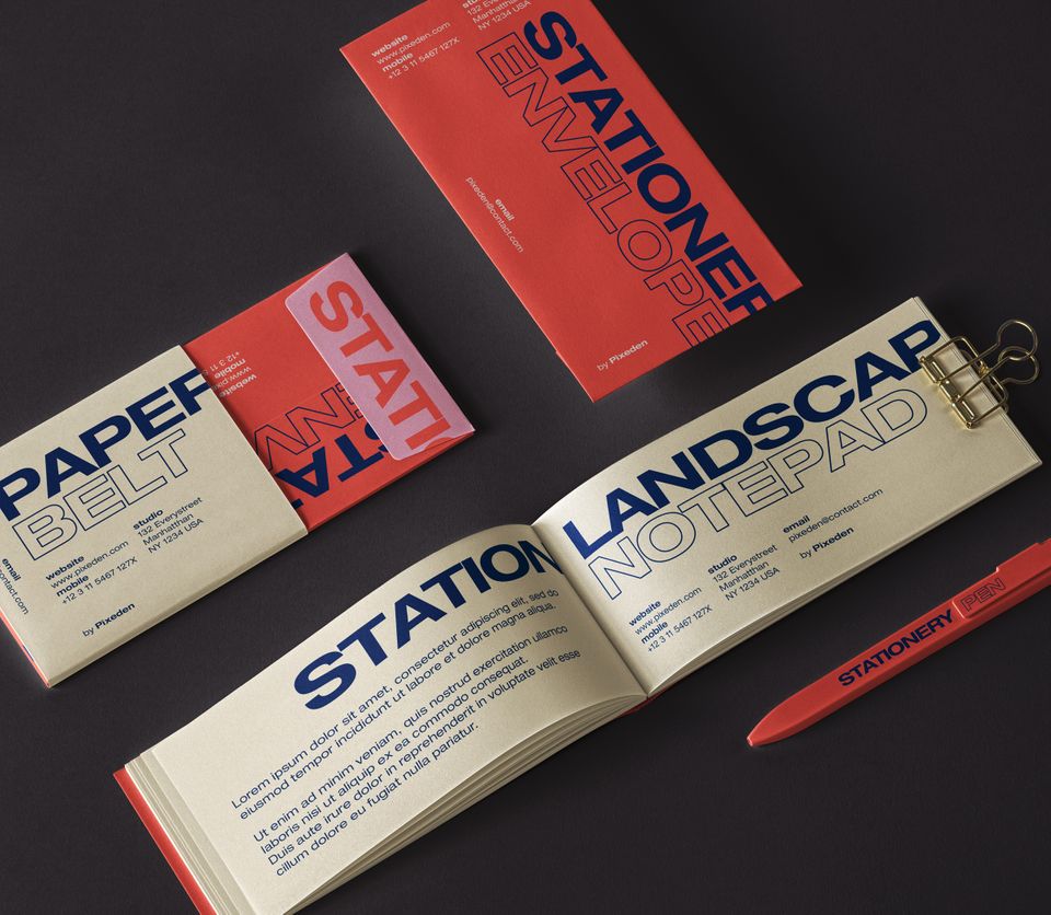 Psd Notepad Mockup Vol3 | Pixeden Club