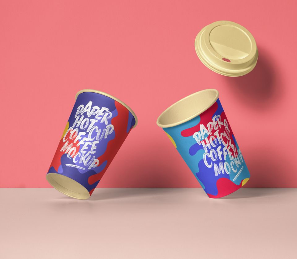 Psd Paper Hot Cup Template Vol10 | Pixeden Club