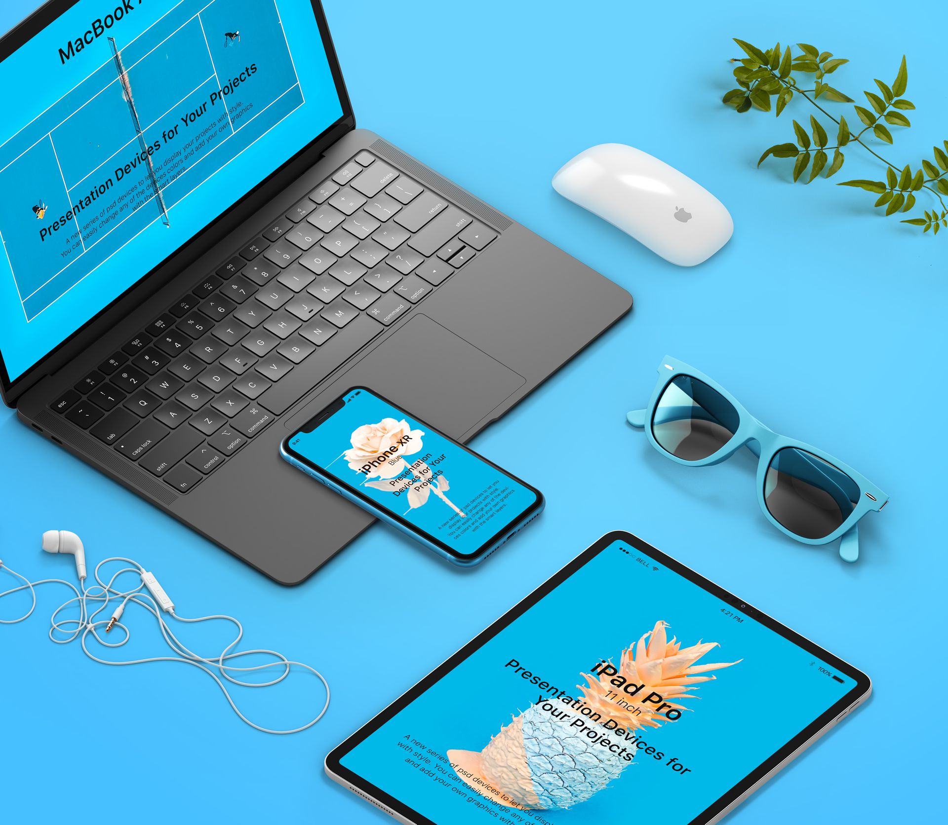 Psd Project Devices Showcase Vol4 | Pixeden Club