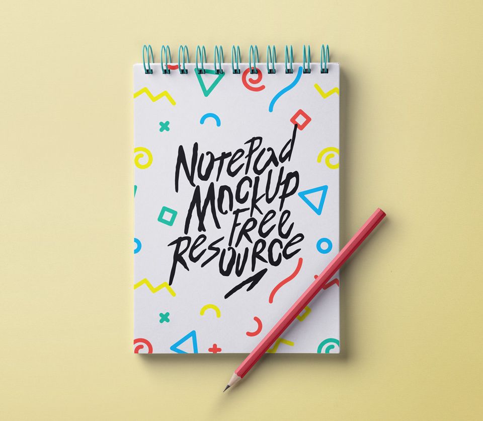 Psd Notepad Mockup | Pixeden Club