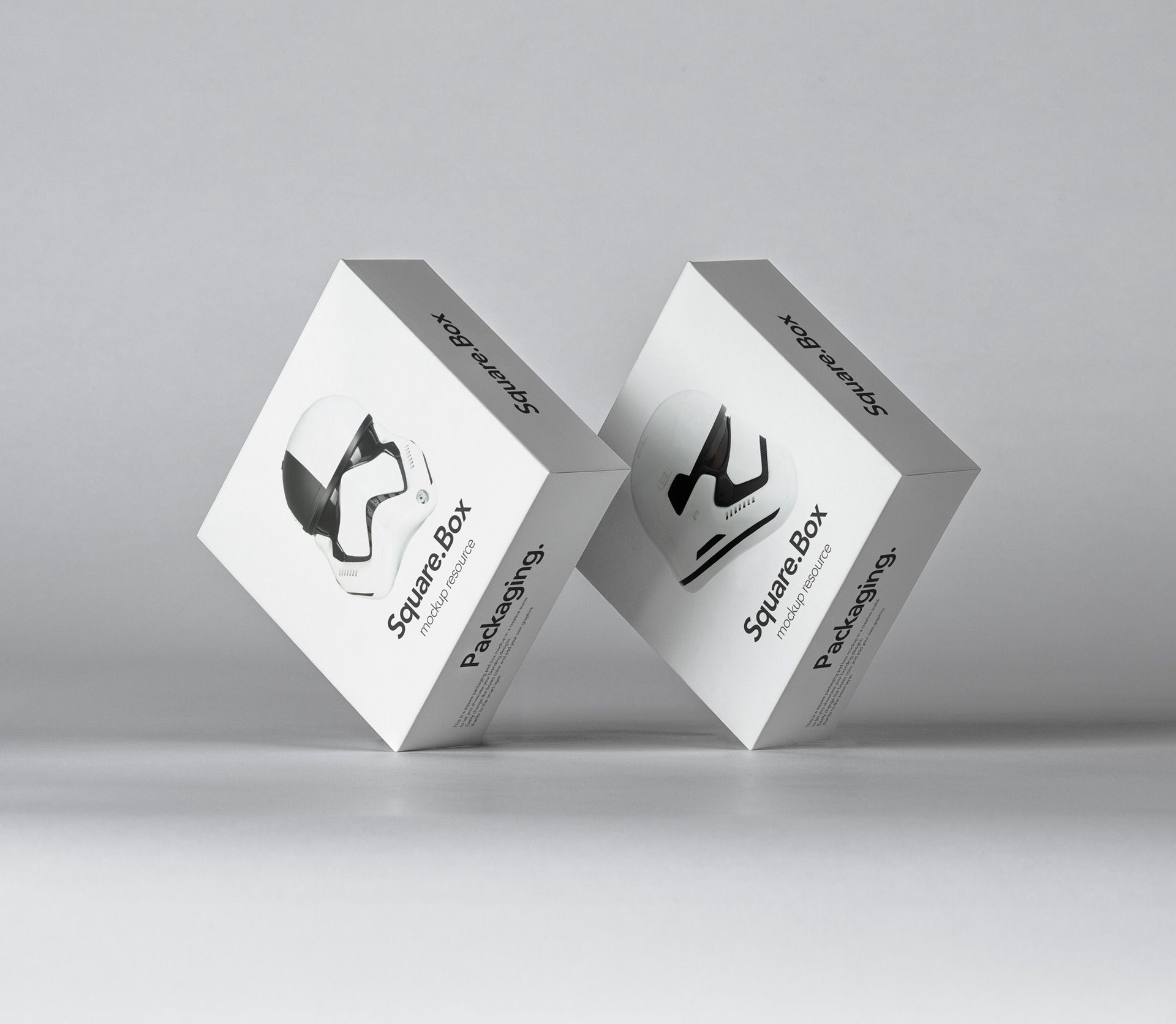 Square Box Template Psd