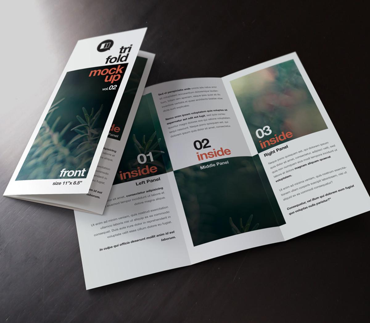 Simple Tri Fold Brochure Template | Pixeden Club