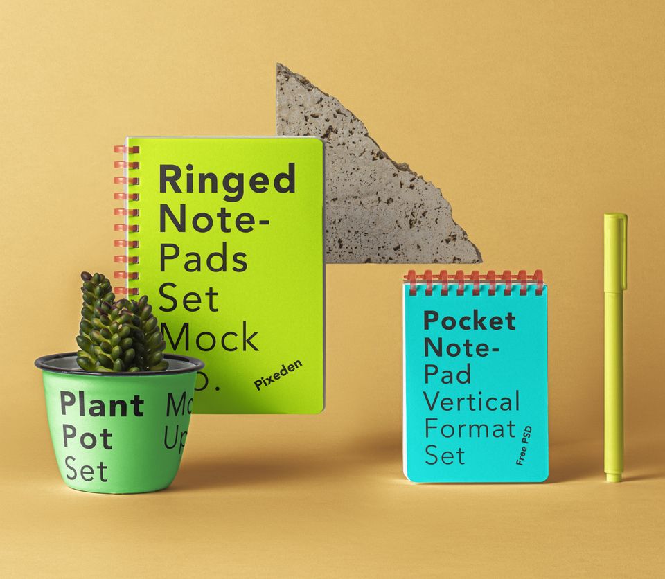 Psd Notepad Mockup | Pixeden Club