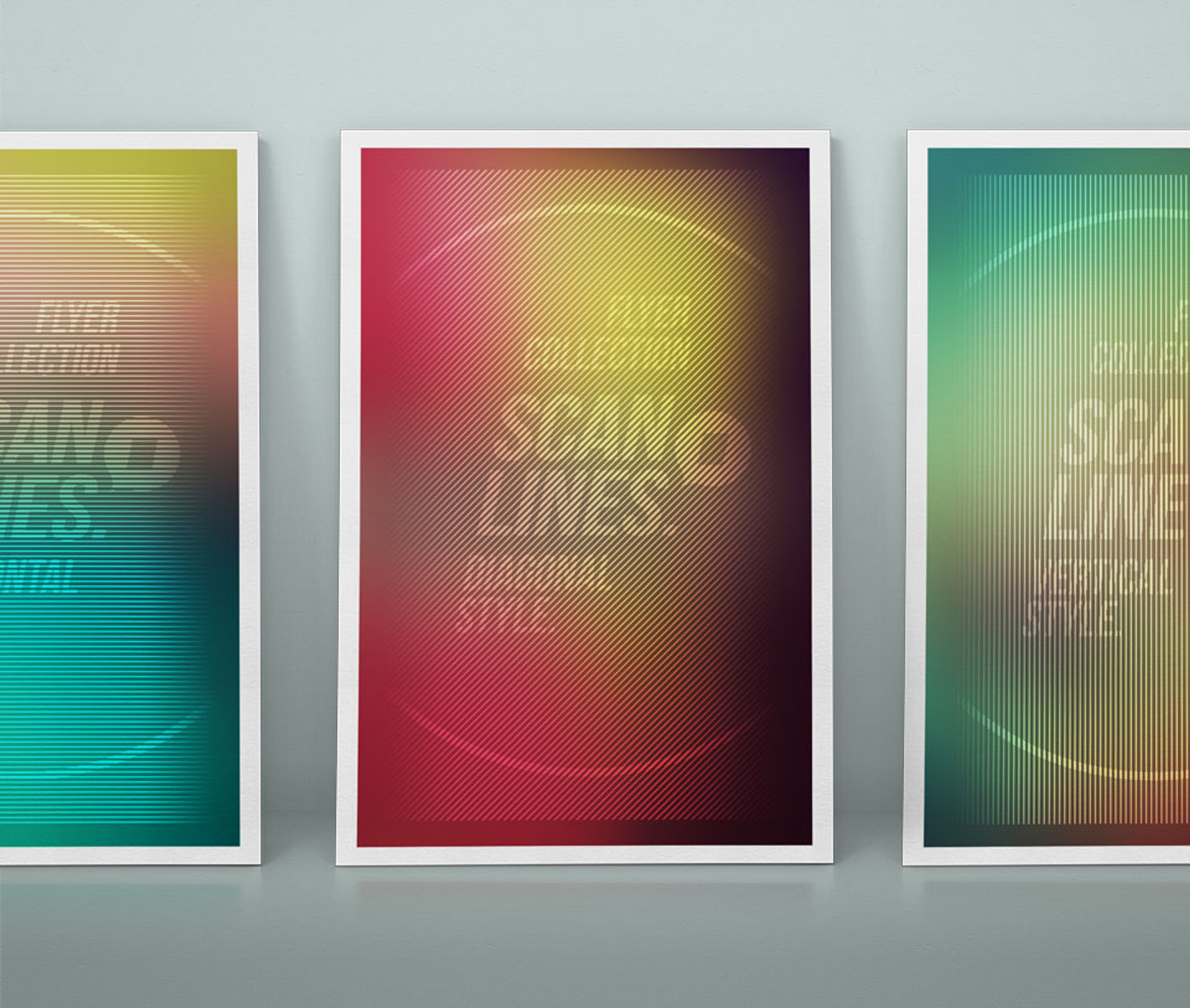 Scanlines Flyers Template Psd | Pixeden Club