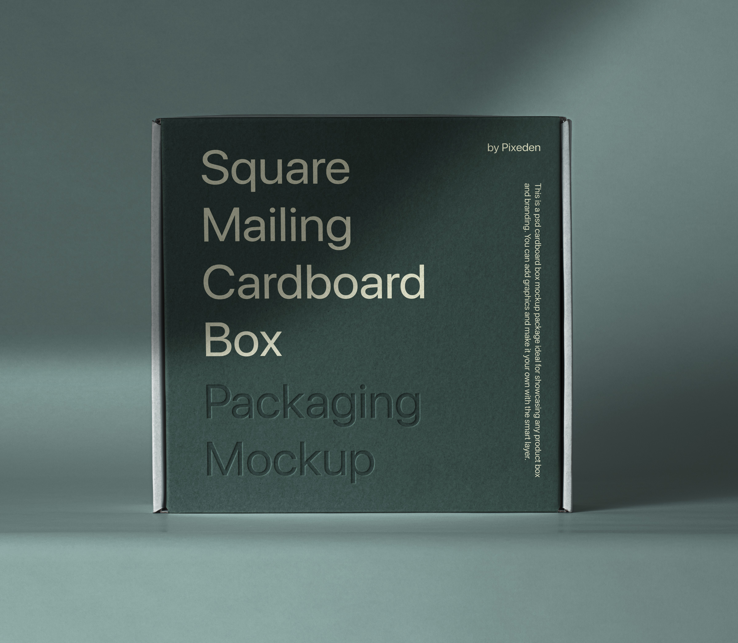 Square Psd Packaging Box Mockup | Pixeden Club