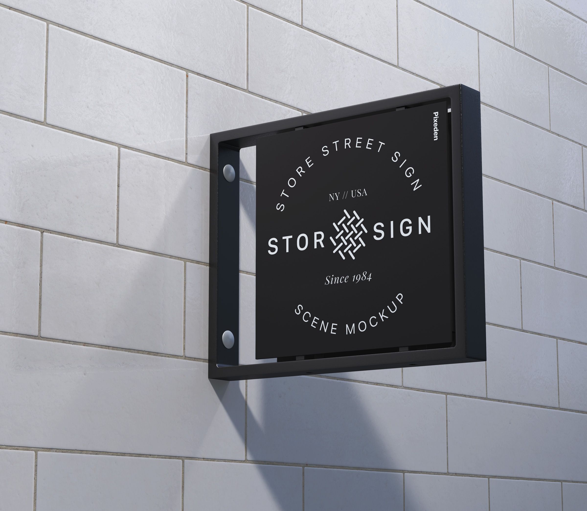 Hanging Sign In Store