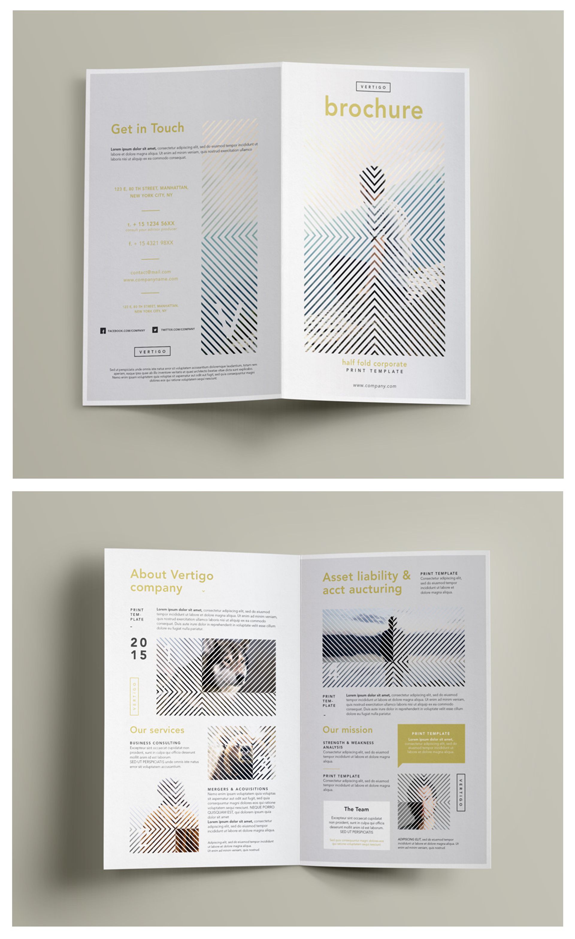 Sample Bi Fold Program Paper Designs Bifold Brochure Design Template