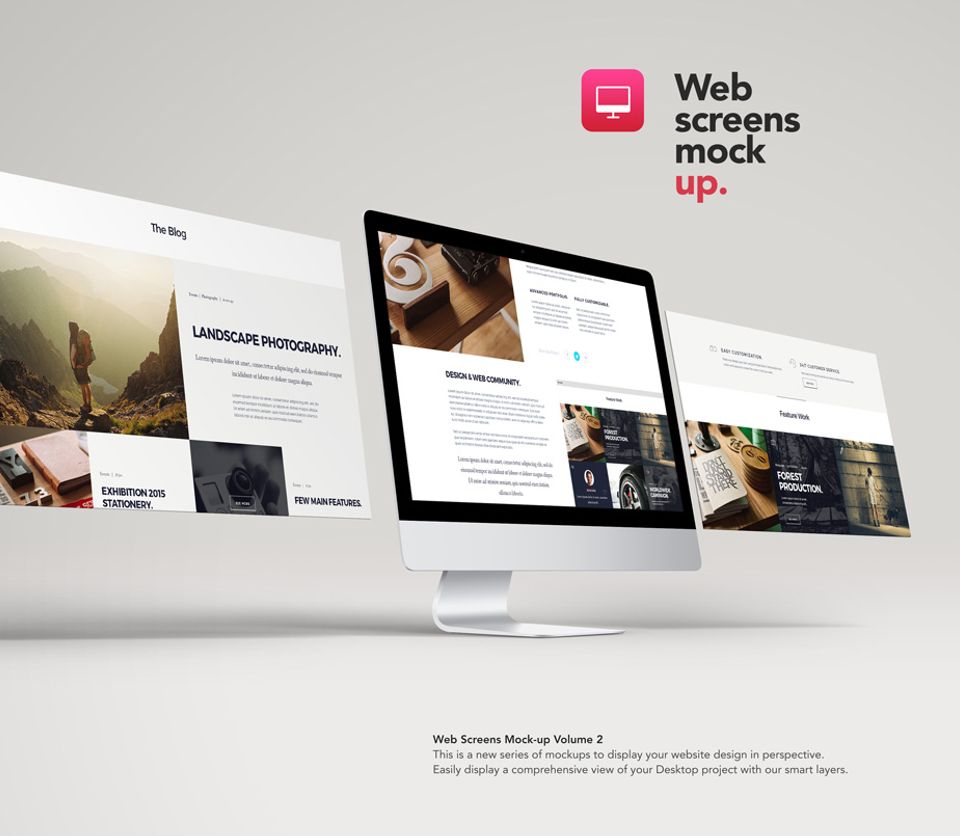 Perspective App Screens Mock-Up 7 | Pixeden Club
